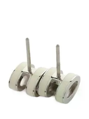 Hermès Mini Pop H Earrings - Silver