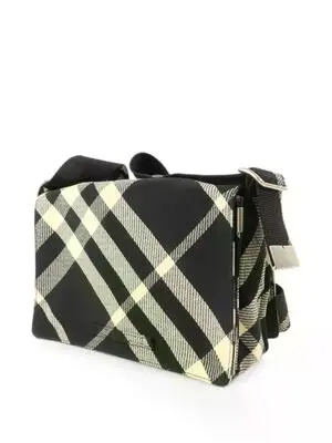 Burberry Plaid Pattern Crossbody Bag