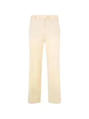 Moschino Straight-leg Wool Trousers - Neutrals