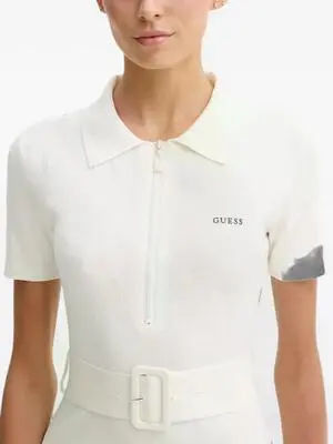 Guess Belted Zip-fastening Mini Dress