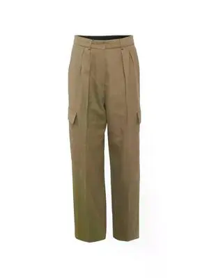 Max Mara Gabardine Cargo Pants