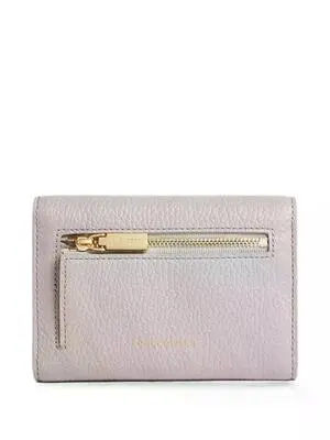 COCCINELLE Logo-plaque Pebbled Wallet - Grey
