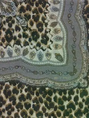 Etro Paisley Animal-print Scarf - Neutrals