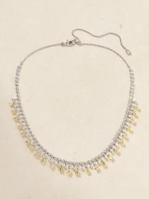 KAMYEN Classic Canary 18-karat White And Gold Diamond Necklace - Yellow