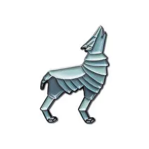 MAKE HEADS TURN Enamel Pin Iron Wolf
