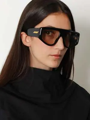Bottega Veneta Oversized Acetate Sunglasses