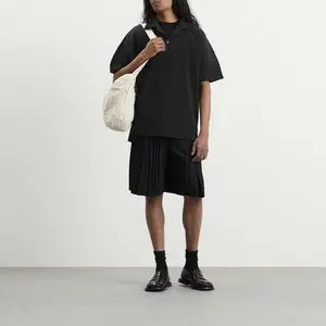 Issey Miyake Pleat Short Sleeve Shirt - Black