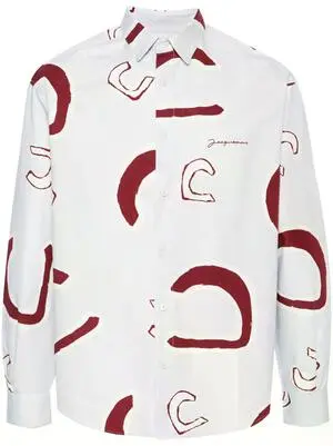 Jacquemus La Chemise Simon Cotton Shirt - Blue