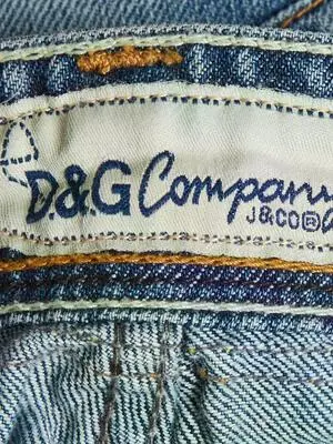 Dolce & Gabbana Belted Wide-leg Jeans