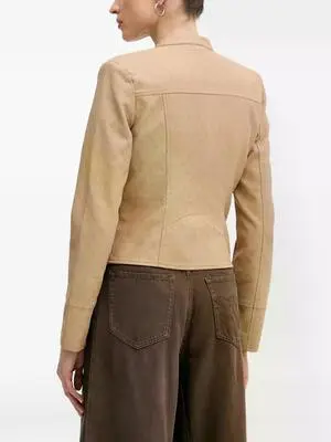 Guess Monogram-print Zip-up Jacket