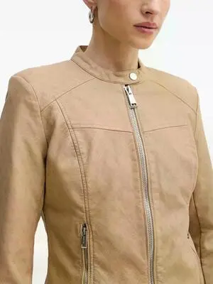 Guess Monogram-print Zip-up Jacket