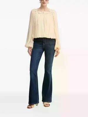 FRACOMINA Logo Plaque Flared Jeans