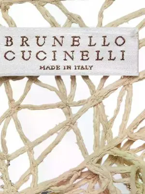Brunello Cucinelli Monili Crochet Floral Appliqué Top