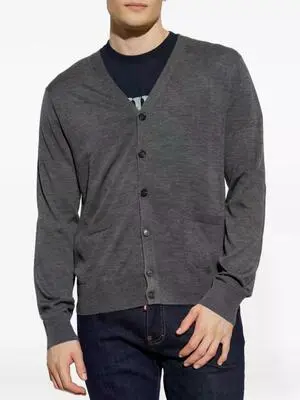 Dsquared2 Embroidered Logo V-neck Cardigan