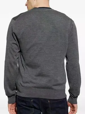 Dsquared2 Embroidered Logo V-neck Cardigan