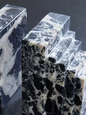 SOHO HOME Lola Two-tone Marble Bookend
