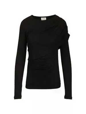 MARANT ETOILE Draped Long-sleeve Top