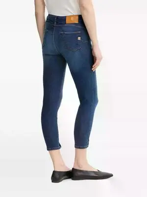 FRACOMINA Cropped Jeans With Zip Detail