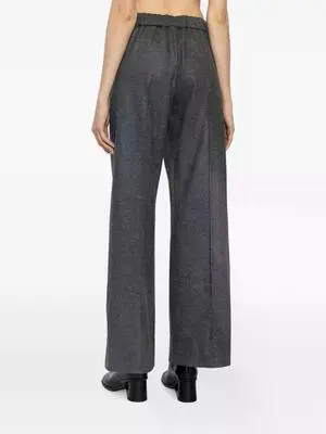 JIL SANDER Wool Stitched-seam Trousers