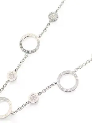 BVLGARI 18k White Gold Diamond Necklace