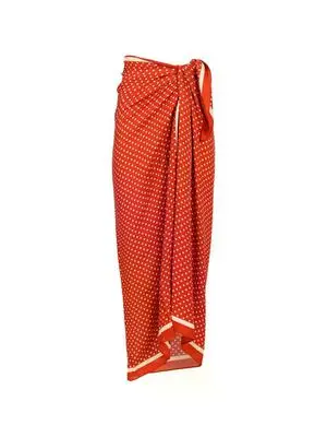 Matteau Silk Polka-dot Pareo