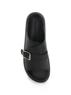 Alexander McQueen Leather Platform Sandals