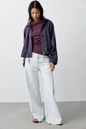 Free People Solid Balloon Jacket - Tempest