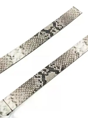 DEHANCHE Snakeskin-effect Buckle Belt