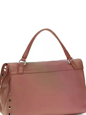 ZANELLATO Postina Daily Leather Satchel - Red