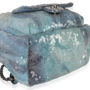Chanel Embellished Sequin Backpack