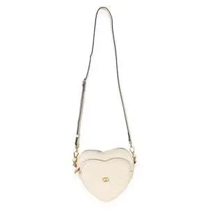 Gucci Mystic Matelasse Calfskin Diagonal Interlocking G Heart Shoulder Bag