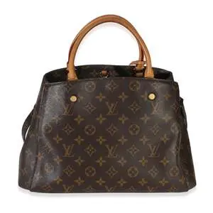 LOUIS VUITTON Monogram Canvas Montaigne Mm - Brown