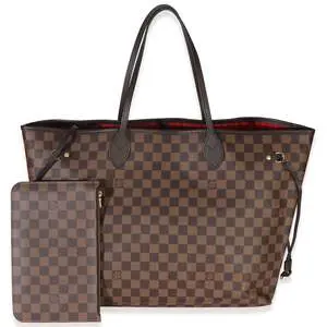 LOUIS VUITTON Damier Ebene Canvas Neverfull Gm Tote - Brown