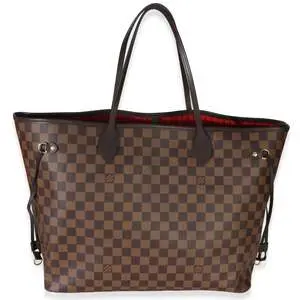 LOUIS VUITTON Damier Ebene Canvas Neverfull Gm Tote