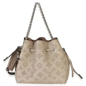 LOUIS VUITTON Louis Vuitton Galet Monogram Mahina Bella Shoulder Bag