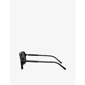 Dolce & Gabbana Dg4541 Square Frame Acetate Sunglasses - Black