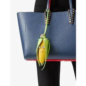 CHRISTIAN LOUBOUTIN Vegetable Corn Leather Bag Charm