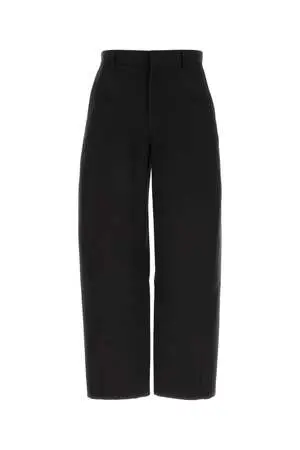 Givenchy Cotton Wide-leg Trousers - Black