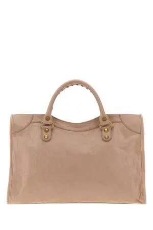 Balenciaga Antiqued Leather Medium Le City Handbag