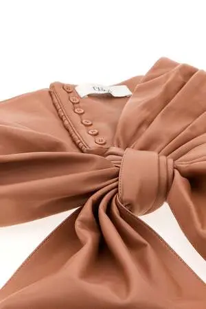Chloé Leather Bow Belt
