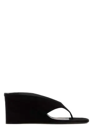 Alaïa Suede Thong Mules