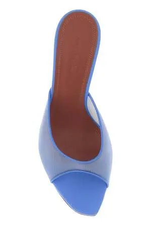 Amina Muaddi Cerulean Mesh Alexa Mules