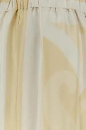 Carven Cotton Midi Skirt With Asymmetrical Hem
