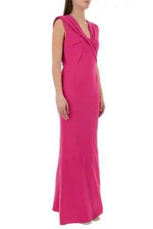 Givenchy Fuchsia Stretch Crepe Dress