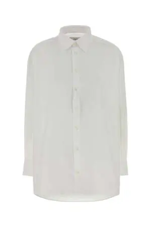 ORIANE Poplin Oversize Shirt - White