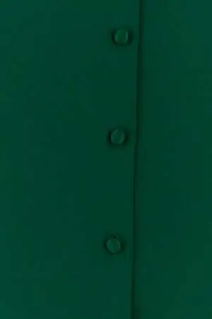 Versace Emerald Satin Blouse