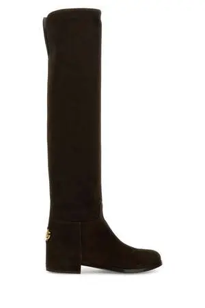 Dolce & Gabbana Chocolate Suede Boots