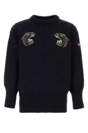 Junya Watanabe Midnight Wool Sweater - Blue
