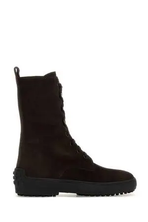TOD'S Suede Winter Ankle Boots