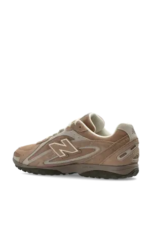 NEW BALANCE Suede And Textile Low Top Sneakers - Brown